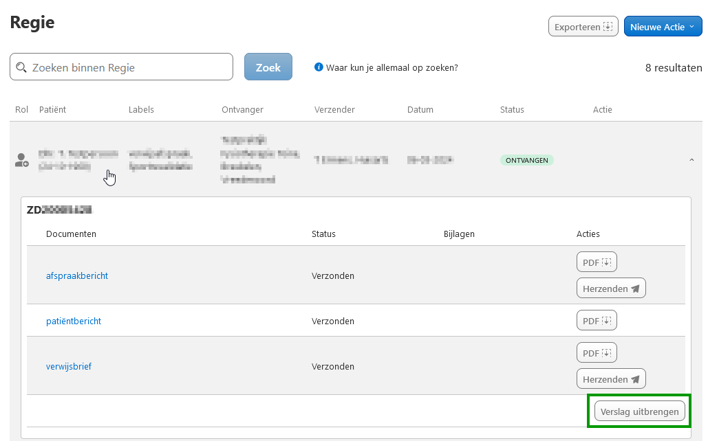 Hoe breng ik verslag uit naar de verwijzer na een ZorgDomein-verwijzing ...